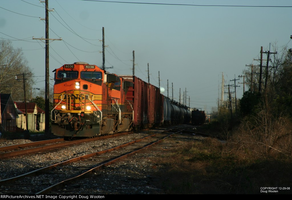 Westbound BNSF Manifest